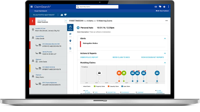ClaimSearch | Fast-track claims and detect fraud | Verisk